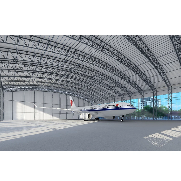 Architectural Design Of Industrial Aircraft Hangars Workshop Steel ...