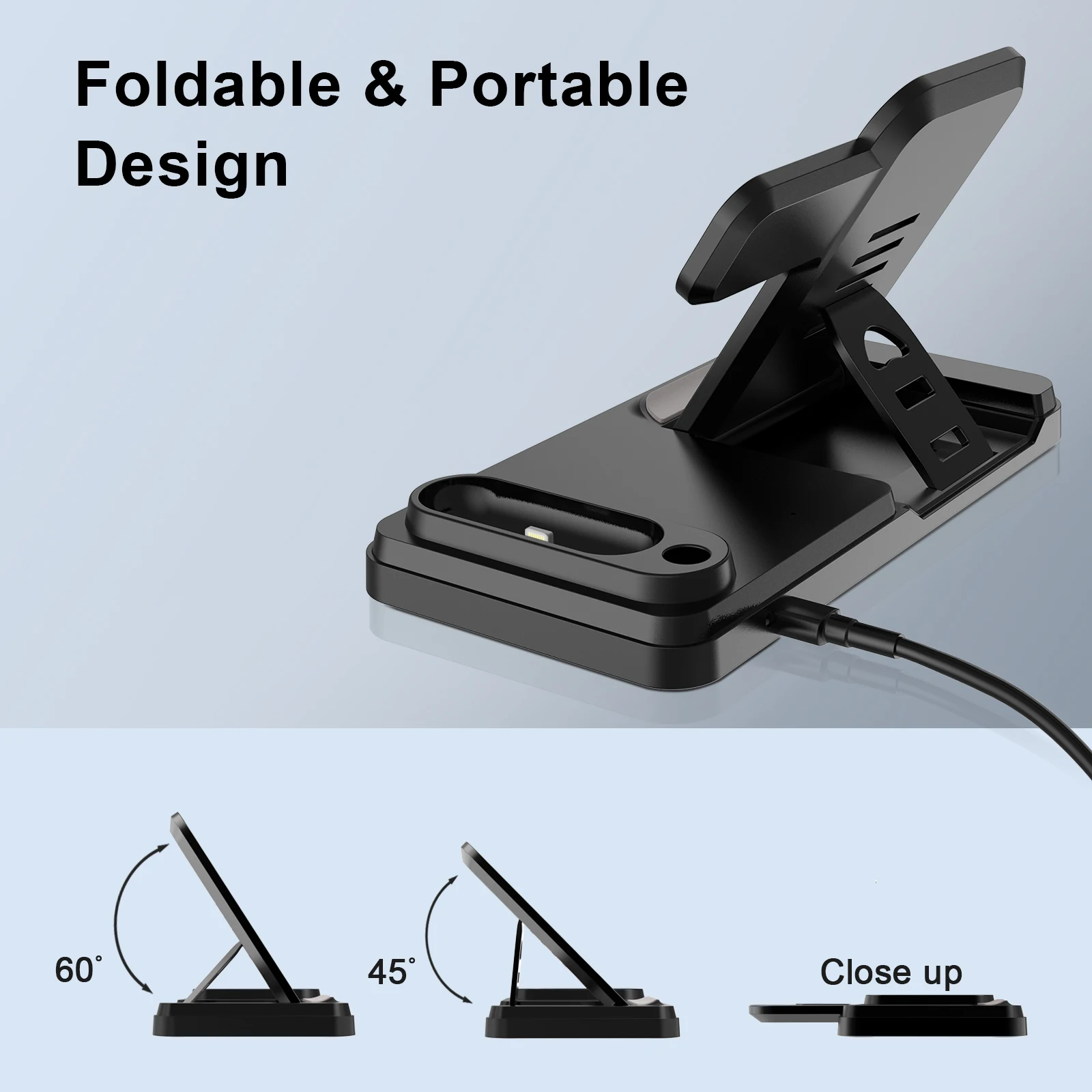 Portable 4 in 1 Multifunction Charger Wireless Magnetic Phone Charger ...