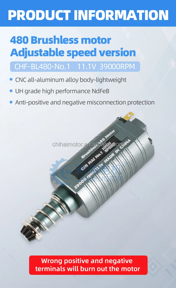 Chihai Brushless Motor 39k 48k Long/short Type High Thermal Efficiency ...