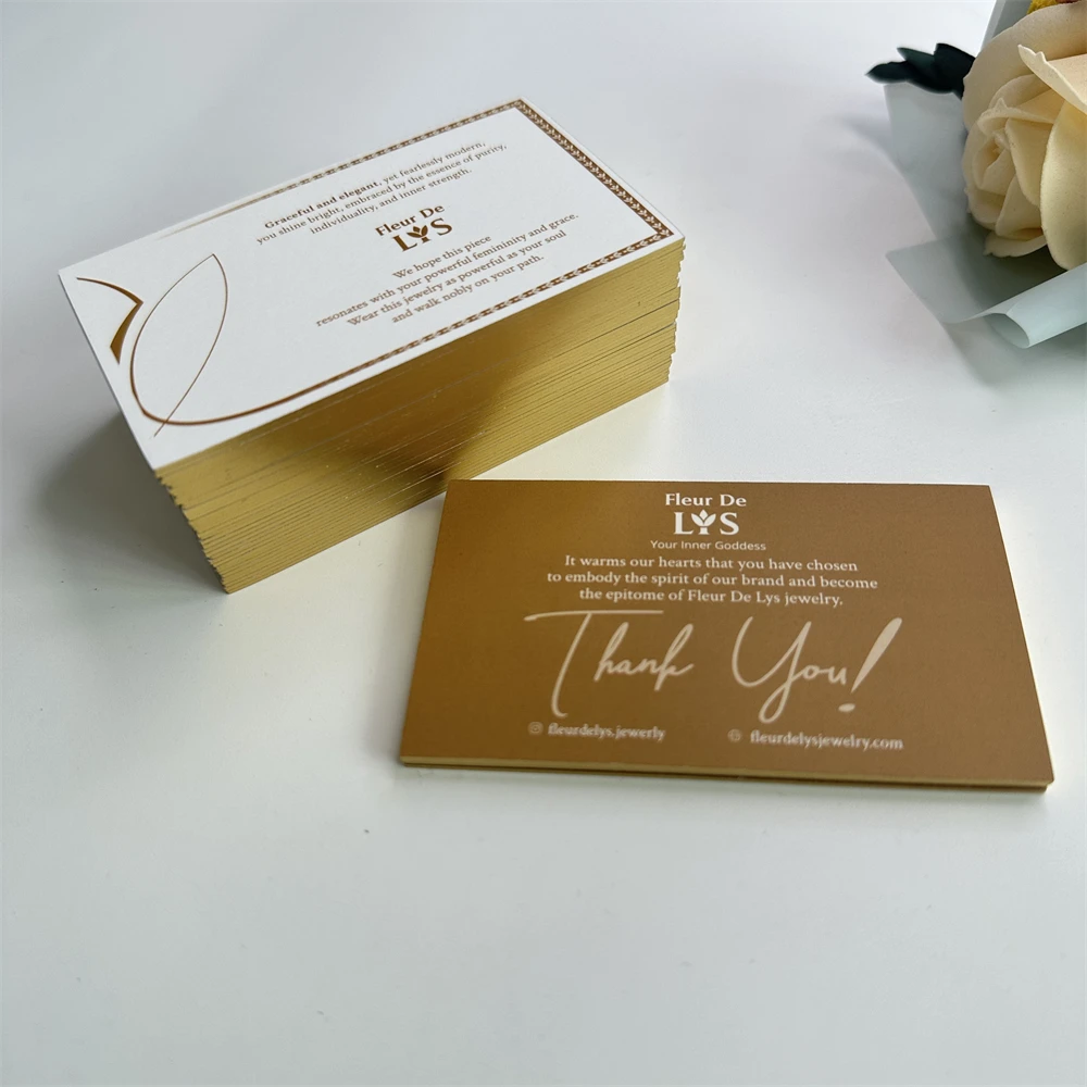 Advanced Custom Gold Foil Business Cards Luxury Black Paper Name Card ...