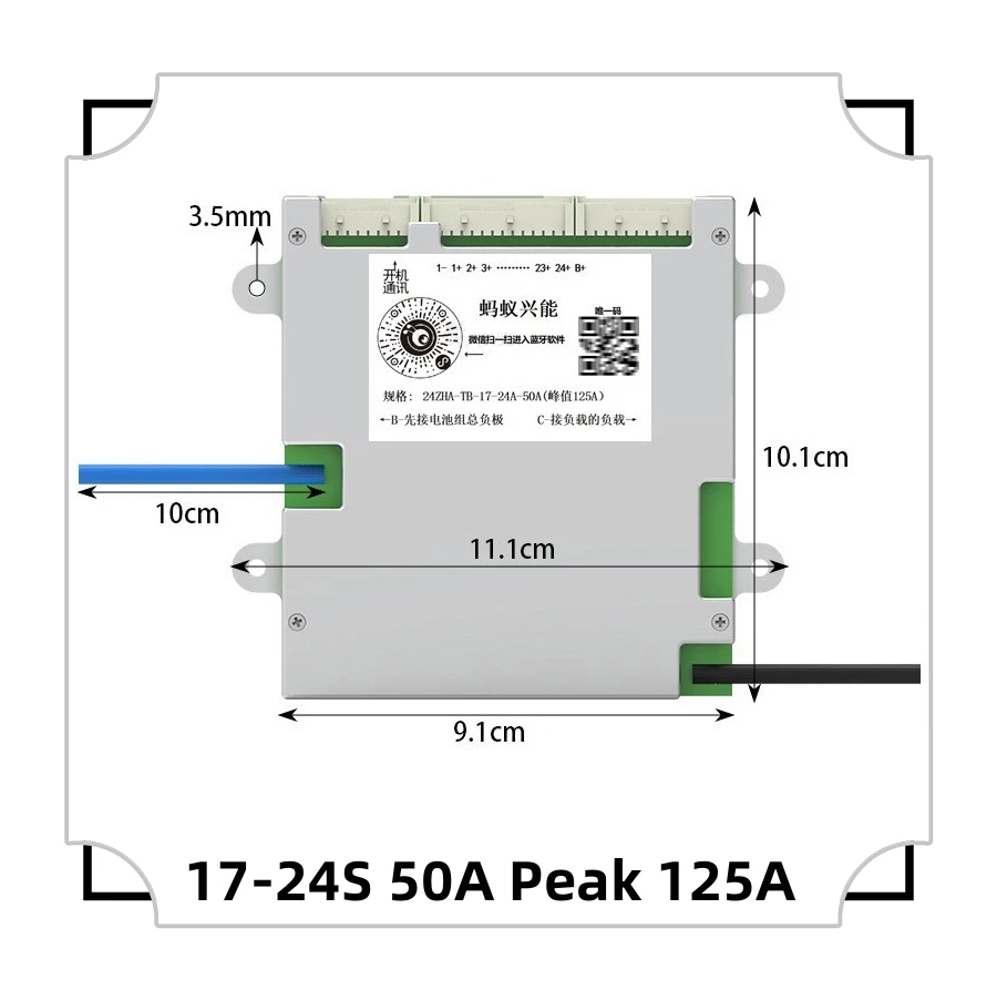 Ddp Ant Smart Bms Board 3s 4s 7s 10s 13s 16s 20s 22s 24s 30s 32s 50a ...