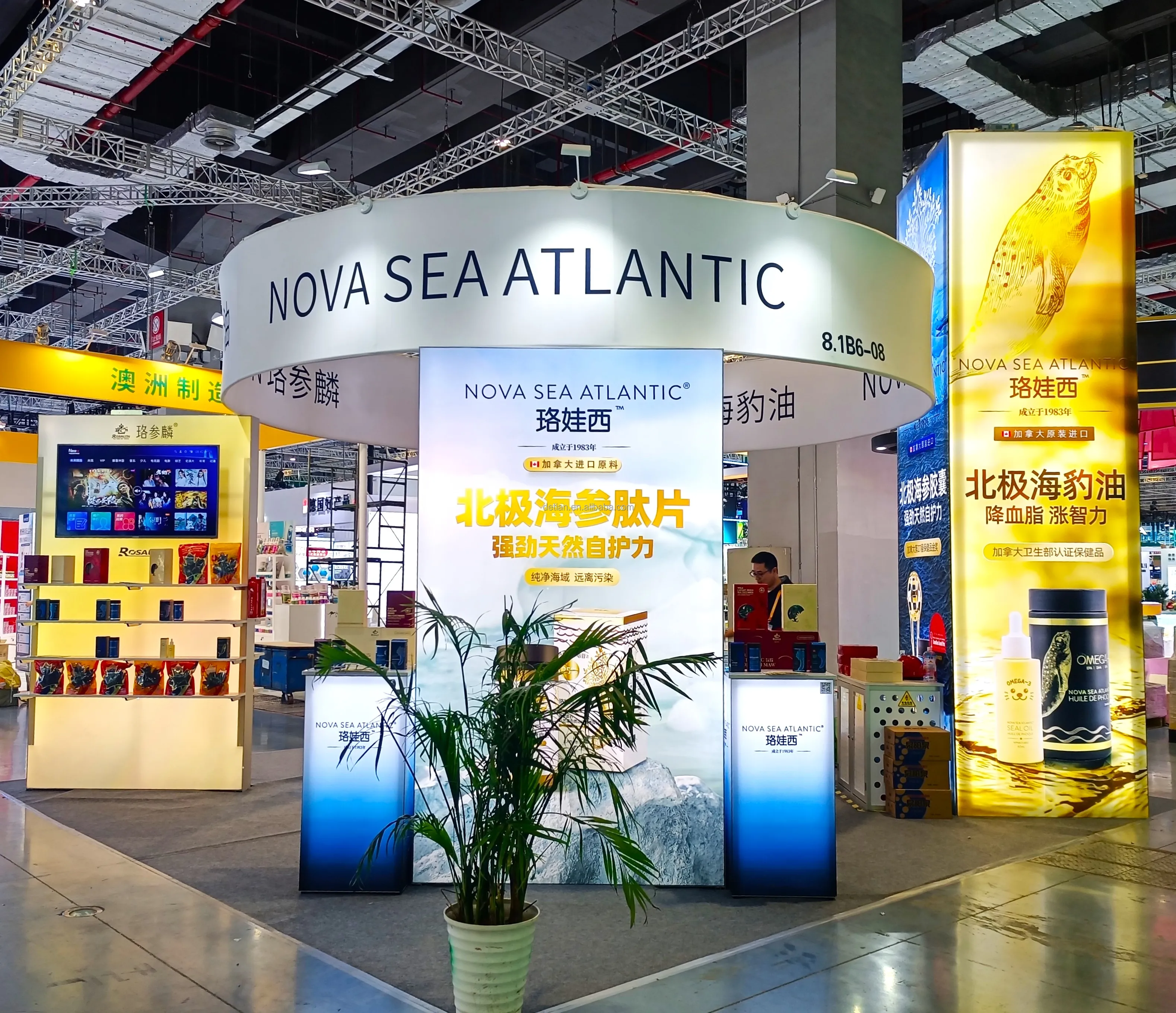 Modular Booth Exhibition Stand Design - Detian Display Racks