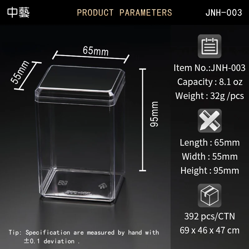 Wholesale Clear Plastic Sweets Boxes for Food Packing