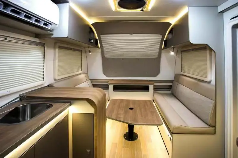 Silver Gray Aluminum Lifting Table Leg for RV Stability