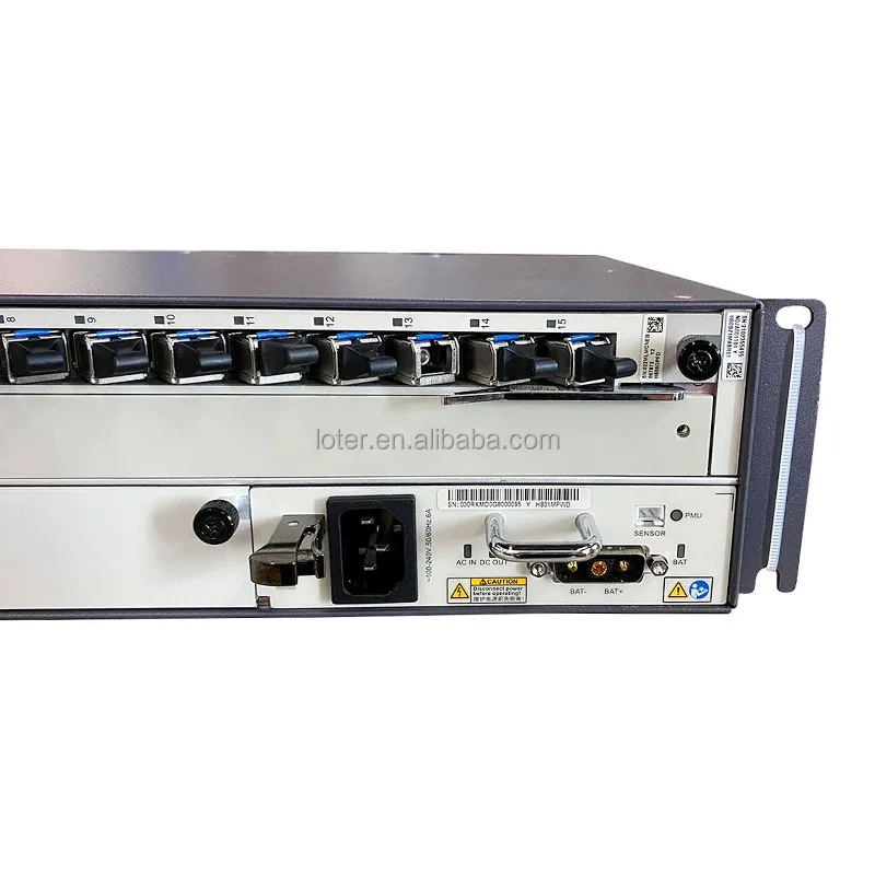 Used HW GPON OLT SmartAX MA5608T GEPON OLT EPON 8 Port GPBD 16 PON Port ...