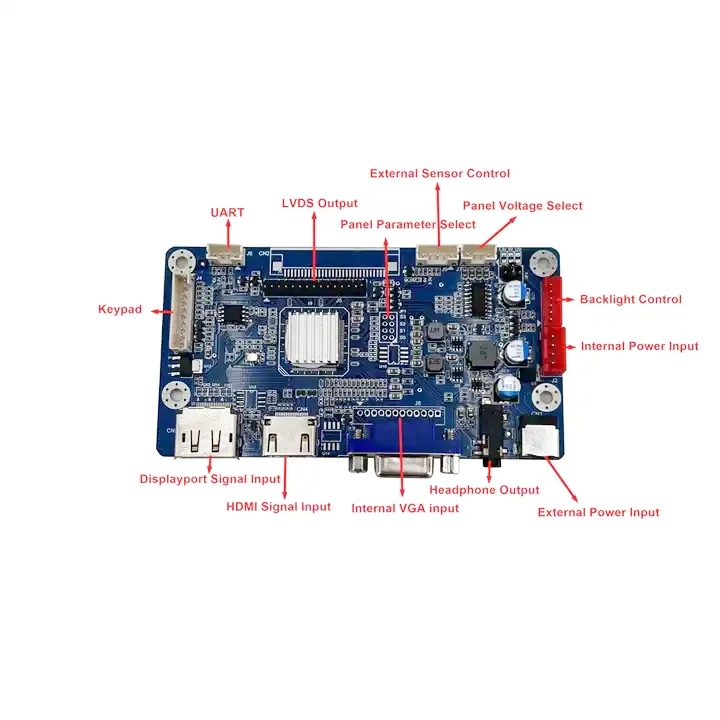 RTD2525A LVDS FHD LCD Driver Board - 1920x1200 Resolution