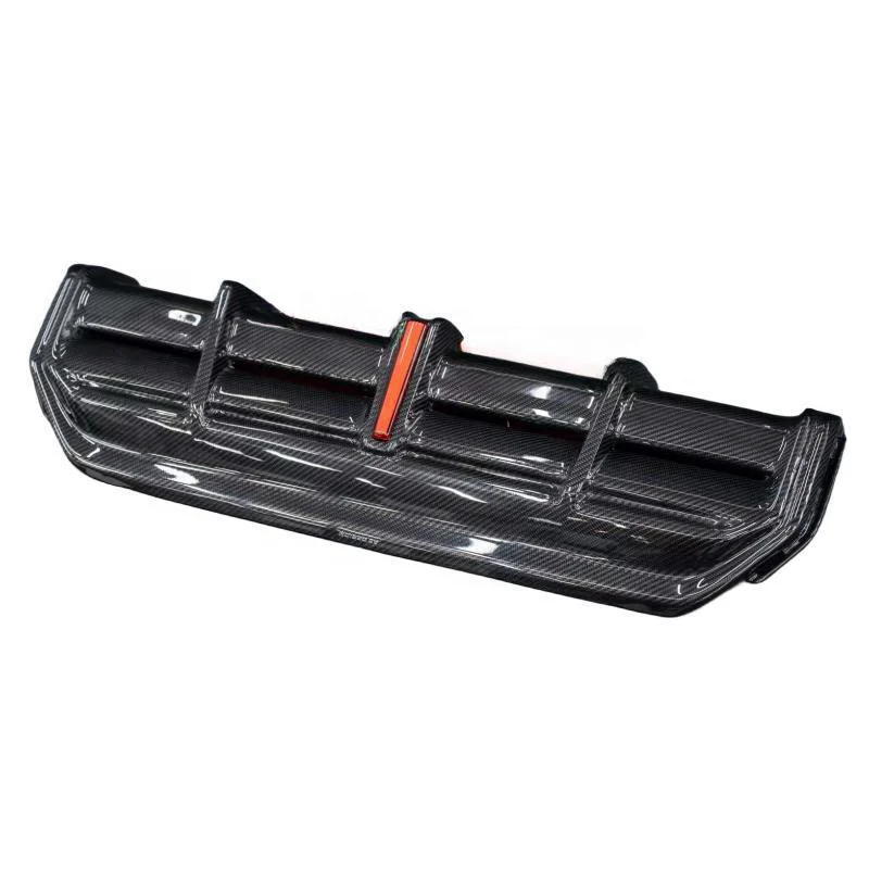 Upgraded Art Style Dry Carbon Fiber Rear Diffuser And Led Body Kit For ...