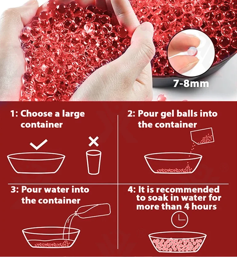 Chengji Outdoor Shooting Game Electric Splatter Crystal Soft Bomb Water ...