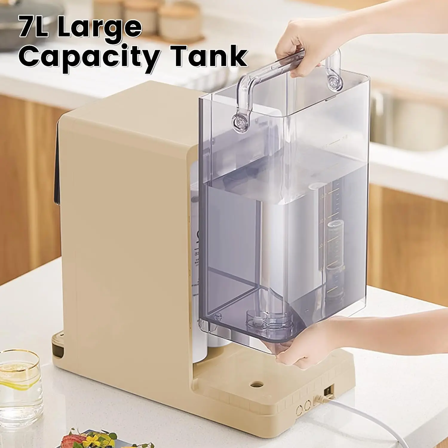 5 Stage Countertop Reverse Osmosis System Hot Cold Water Dispenser Fast ...