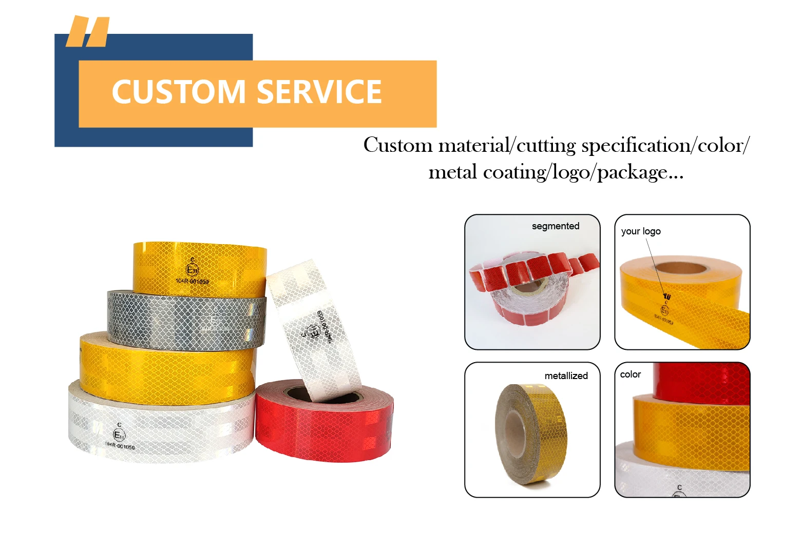 Pavement Marking Retroreflective Tape Outdoor Waterproof Adhesive ECE ...