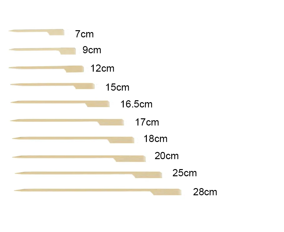 Bamboo Natural Sticks Bbq Teppo Skewer With Custom Logo Bamboo Skewer ...