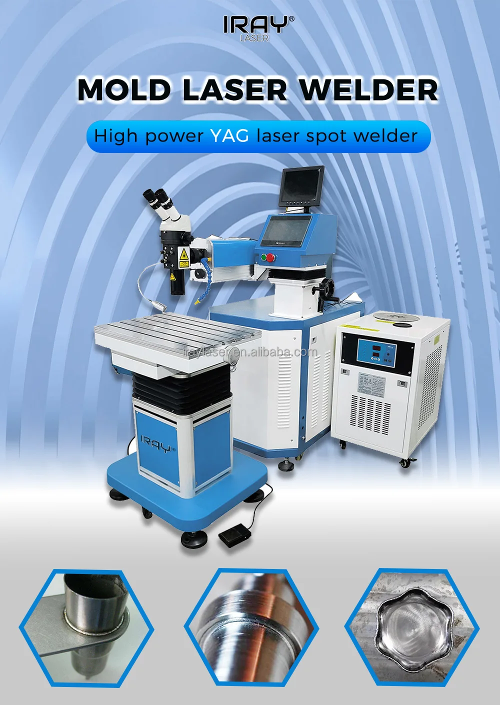 Plastic Injection Mold Laser Welder 200W 300W 400W Stainless Steel ...