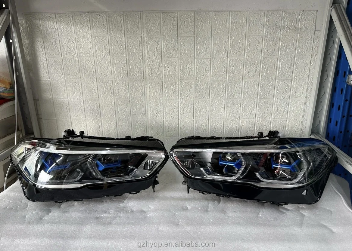 Original G05 Laser Headlight Shadow Line Black OEM for BMW X5 X6 F95 ...