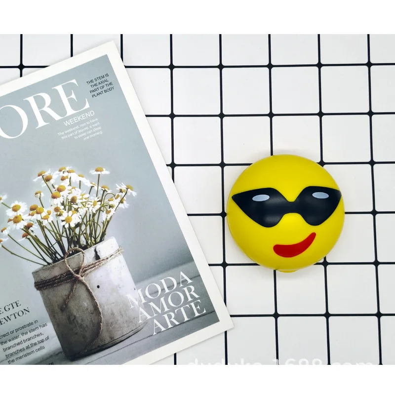 Cartoon Emoticon Package,Crooked Mouth Cool Face Contact Lens Box ...