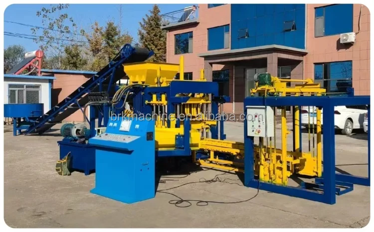 QT4-15 Interlocking Brick Making Machines for Sierra Leone