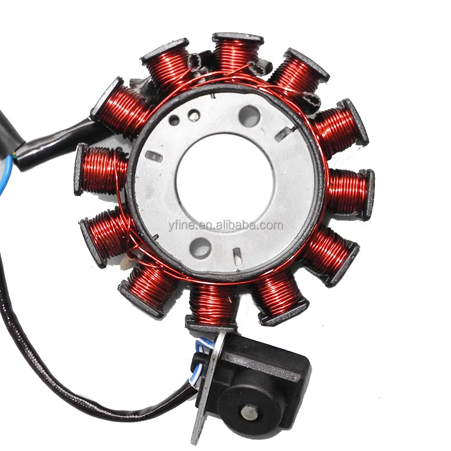 12 Coils Poles Ignition Stator Magneto Rotor for GY6 Engines