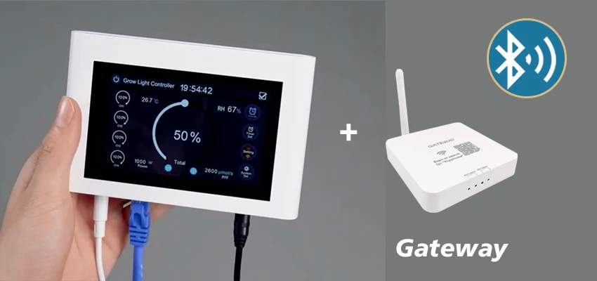 Smart Wifi Led Grow Light Controller UV IR Controllable 4 Channel RJ45 ...