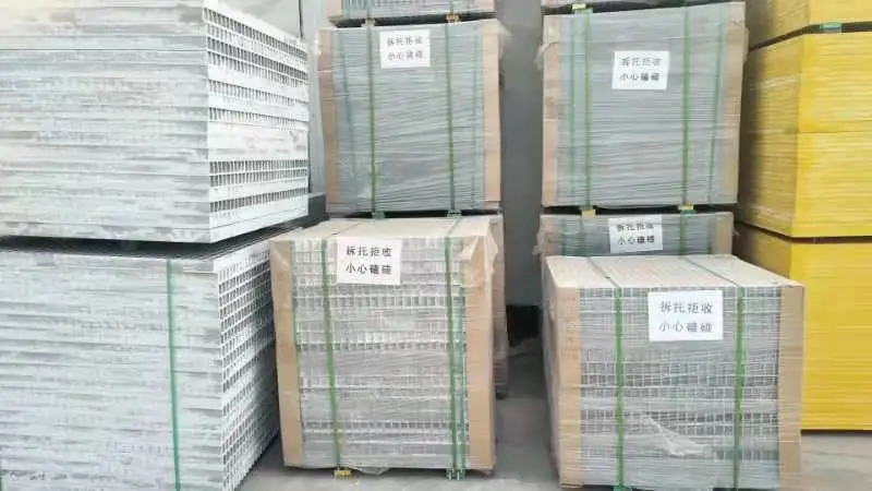 Fiberglass Plastic Frp Grating Flooring Chemical Plant Resin Fire ...