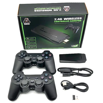32gb 64gb 3500+ 10000+ Games Ps1 Emulator 2.4g Wireless Gamepad ...