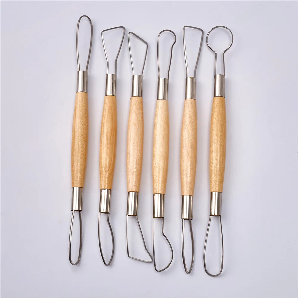 Cpatrick 8" Double-ended Flat Ribbon Sculpting Tool Set With 6 Tools ...