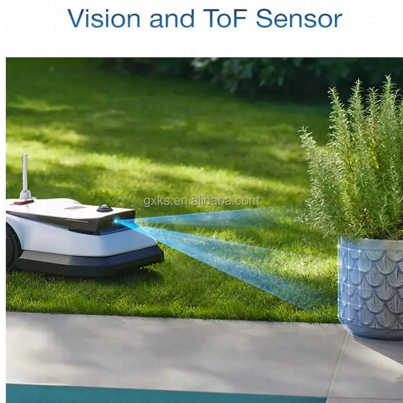 Self Propelled Electric Gps Lawnmowers Robot Grass Cutter Machine ...