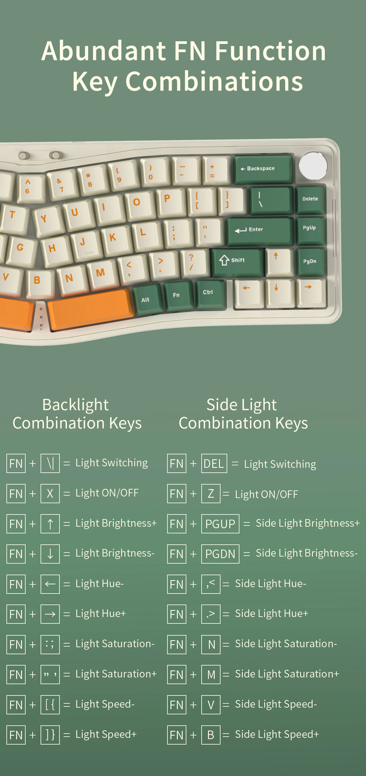 Ajazz Aks068pro Alice 68 Keys - RGB Wireless Gaming Keyboard