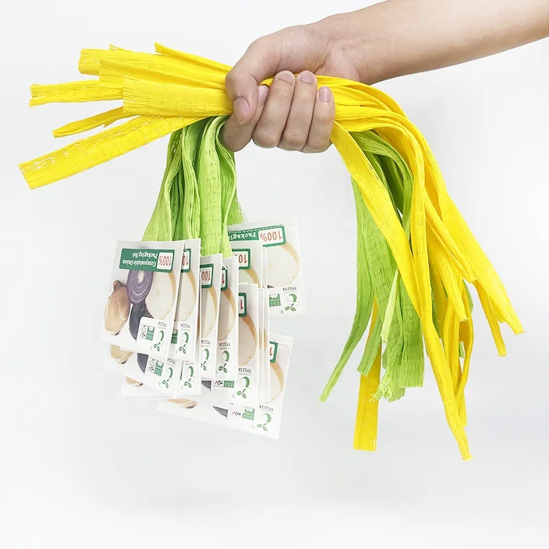 Pla Compostable Netting - Biodegradable Food Packing Mesh