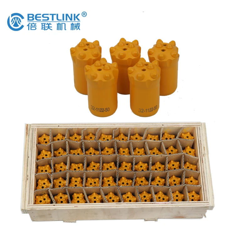 12 Degree 34mm Tapperd Taper Drill Button Bit - Buy Taper Drill Button ...