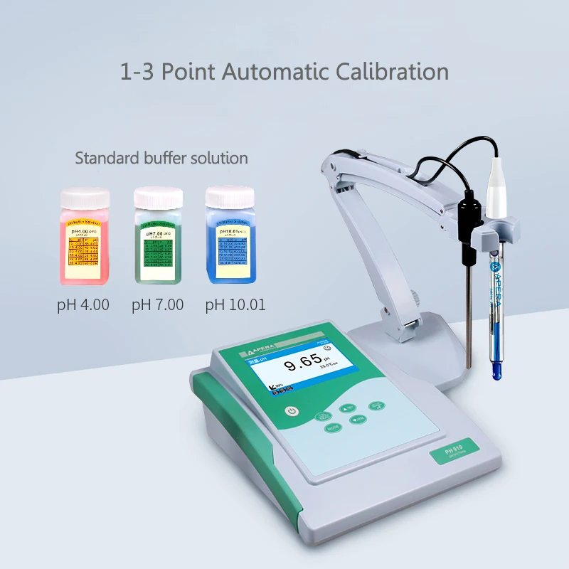 High Precision Desktop Ph Meter Supporting Standard Solution Test Ph In ...
