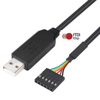Oem Ftdi Chip Usb To Ttl Serial 5v 3.3v Adapter Cable 6 Pin 0.1 Inch ...
