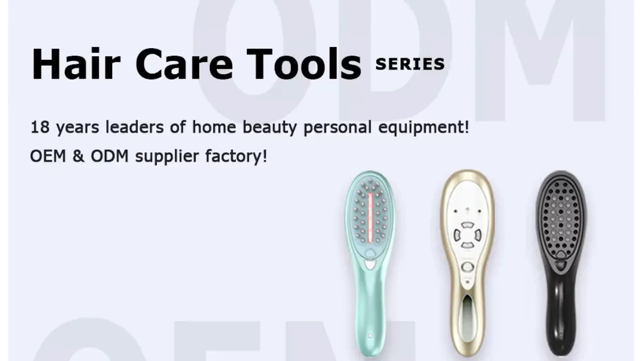 Rechargeable Rf Ems Led Light Therapy Laser Comb Hair Loss For Hair ...