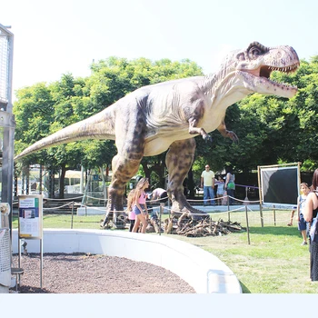 Alive 3d Big Jurassic Theme Park Dino World Animatronic Trex Life Size T.rex Dinosaur Park - Buy ...