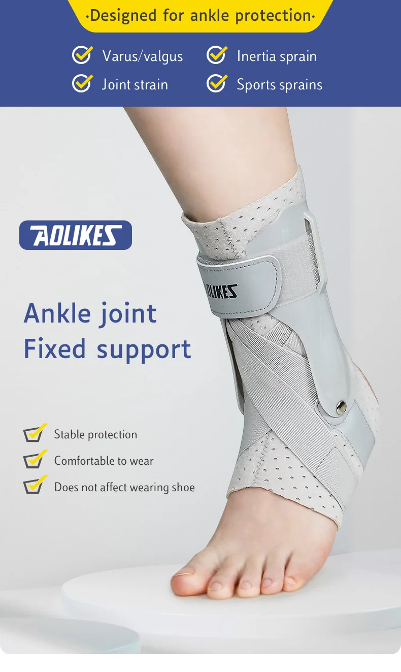 Aolikes Ankle Support Adjustable Elastic Brace Compression Bandage ...