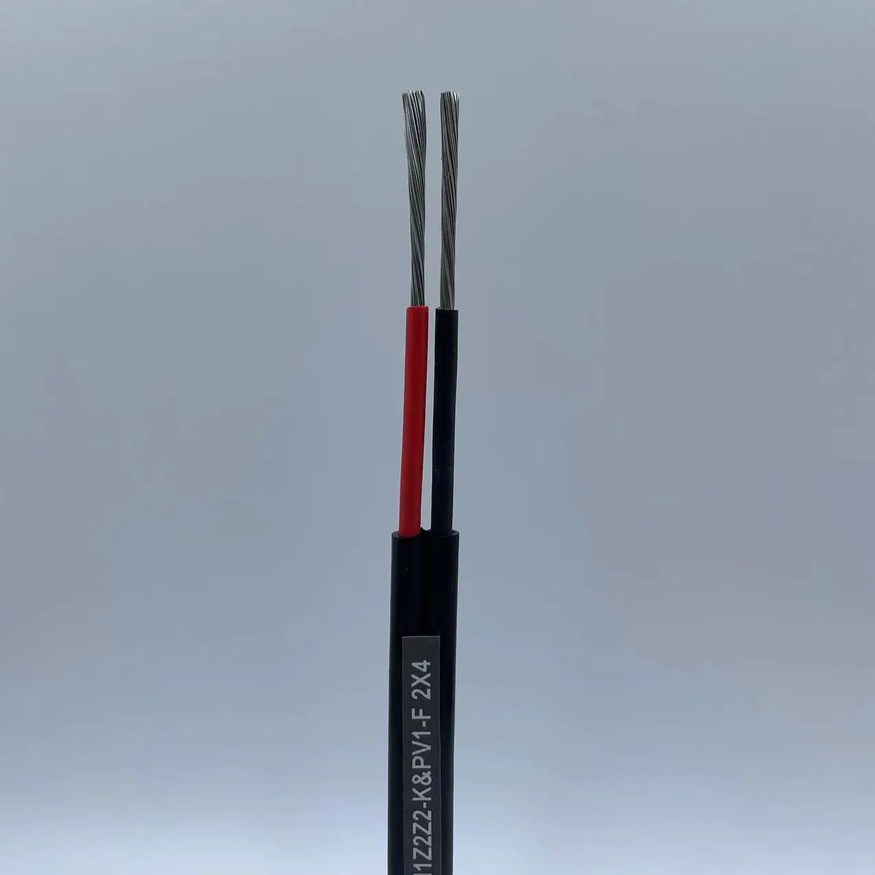 TUV Certified Twin Core H1Z2Z2-K / PV1-F Flexible Tinned Copper XLPE Insulation 1KV AC/1.5KV DC ...