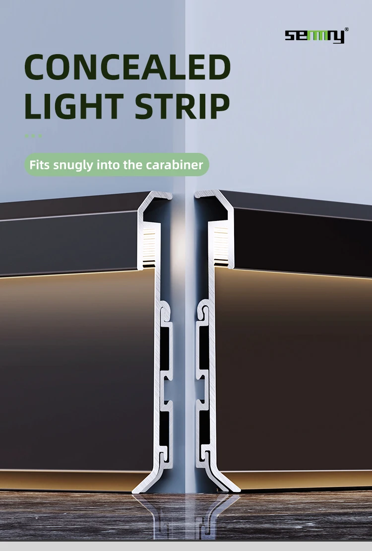 Theater Cinema Decorative Aluminium Led Profile Skirting Board LED ...