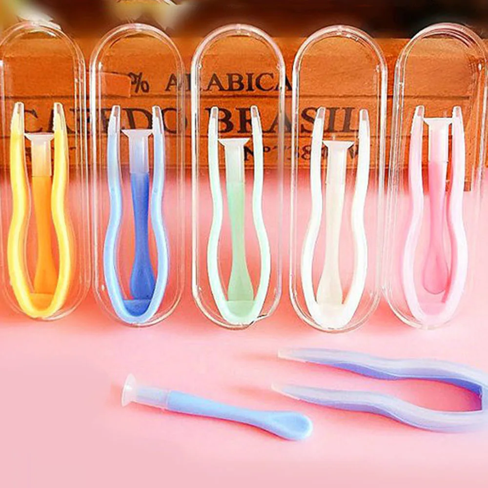 Eyeshare Custom Practical Plastic Contact Lens Case with Tweezers ...