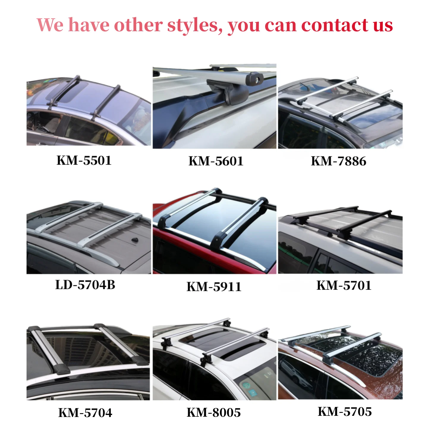 Universal Lockable Crossbar For Car Roof Luggage Frame Luggage Rack ...