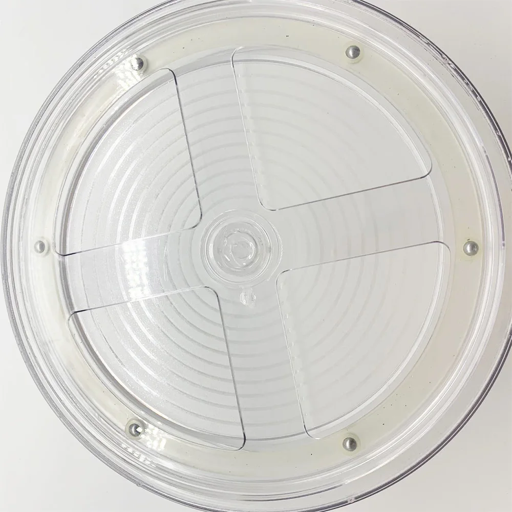 Cabinets Pantry Countertops Spinning Organizer Clear Plastic Round Lazy ...