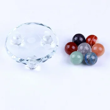 Seven Star Chakra Crystal Ball Set/7 Color Balls Cheap Healing Crystal ...