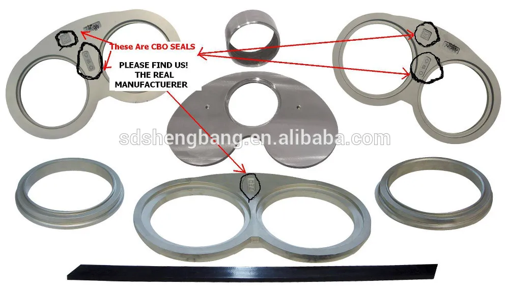 Putzmeister Dn230 Wear Plate / Cutting Ring Concrete Pump Parts - Buy ...