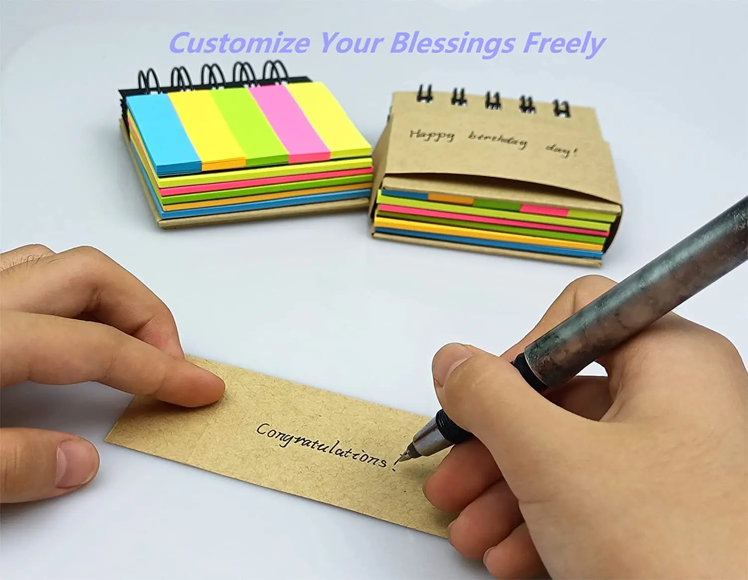 Wholesale Customized Promotion Sticky Note Spiral Small Sticky Note Pad ...