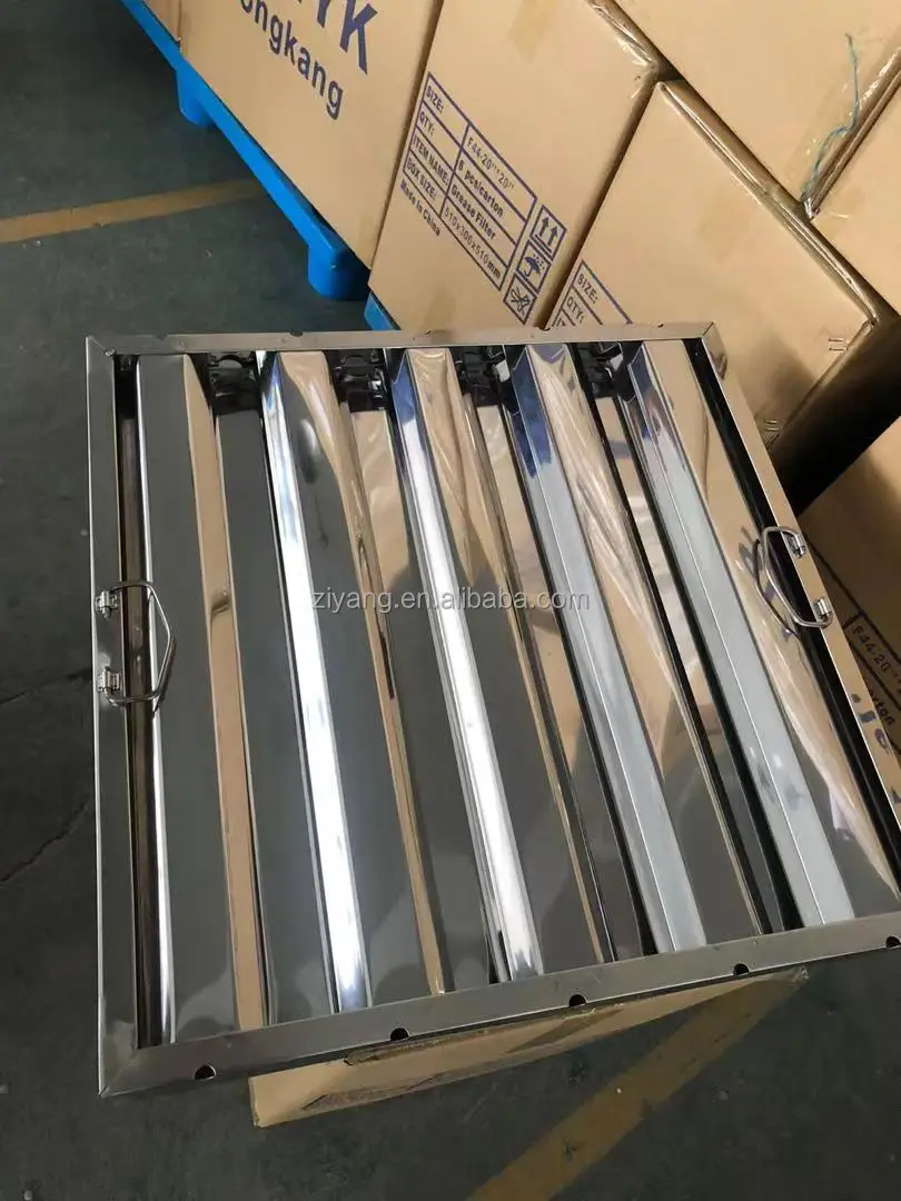 Commercial Kitchen Exhaust Hood Baffle Grease Filter - Durable ...