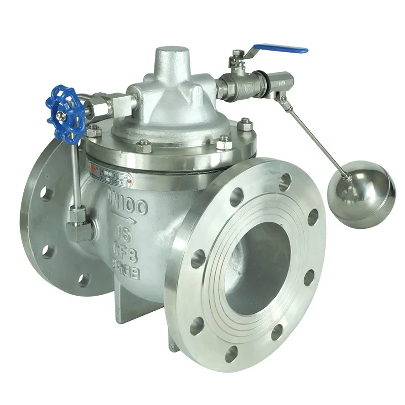 DKV 100X Remote Float Level Control Valve 100X Stainless Steel Float Ball Type Control Valve ...