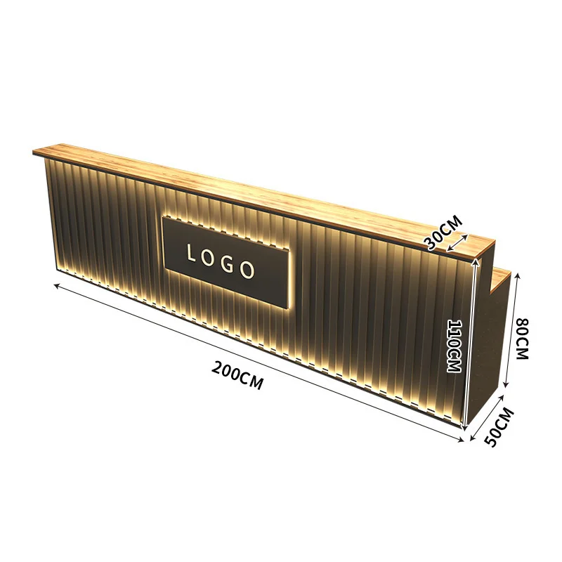 Custom Modern L-Shape Wine & Coffee Bar Design for Restaurant Nightclub ...