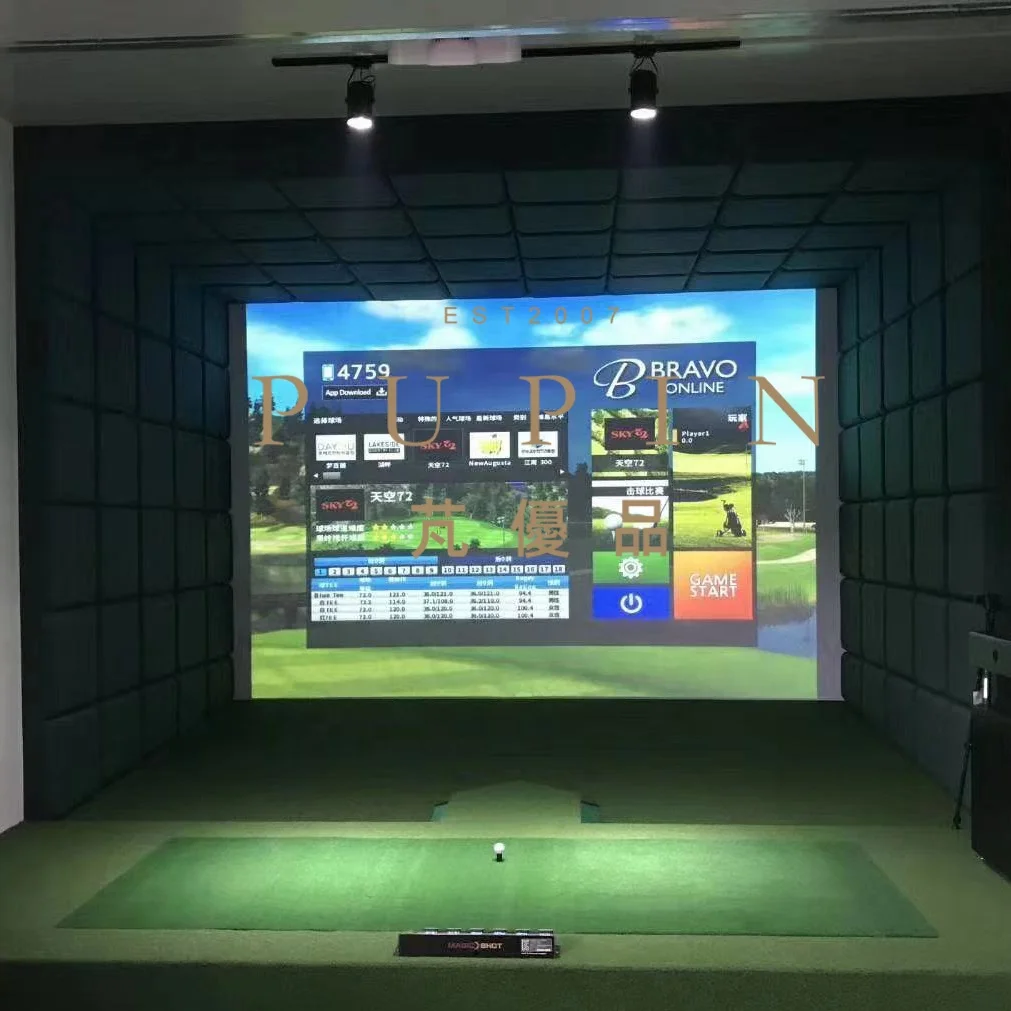 High Quality Pyp Golf Screen Training Simulator Impact Display ...