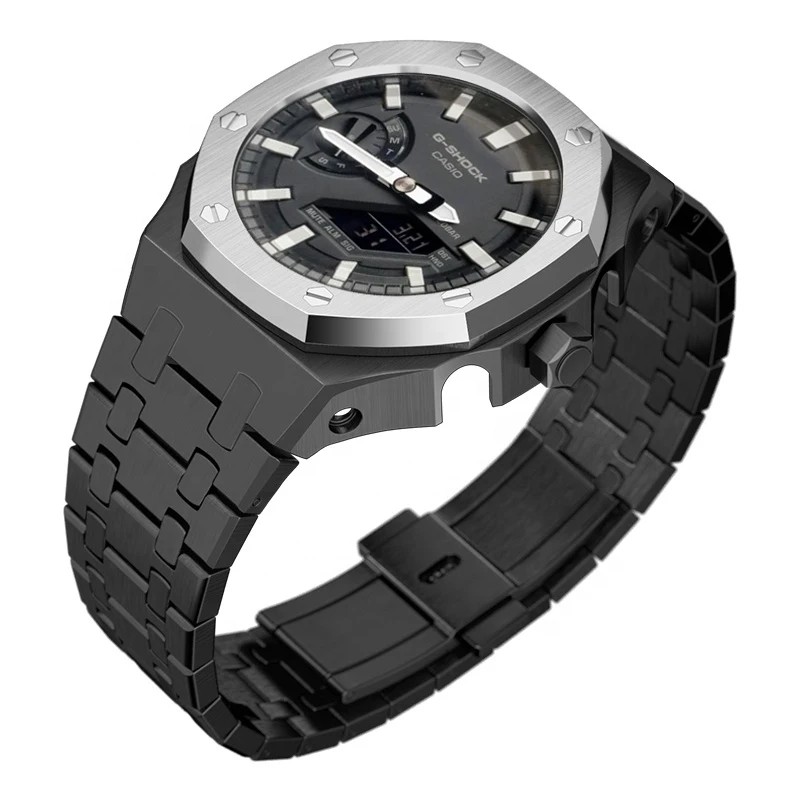 Mod Kit G Shock Ga2100 Stainless Steel Watch Strap Band And Case For ...