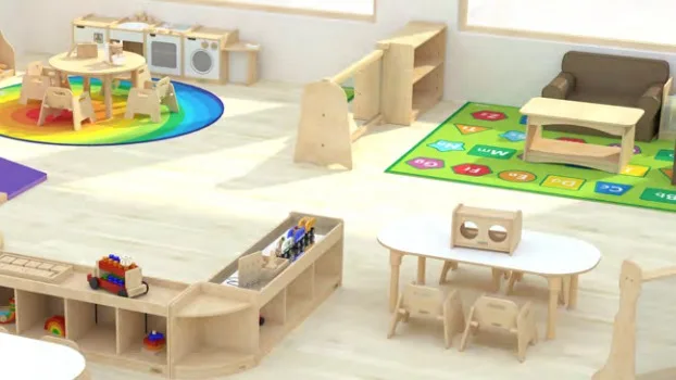 High Quality Solid Wood Toddler Nursery School Furniture Set Up ...