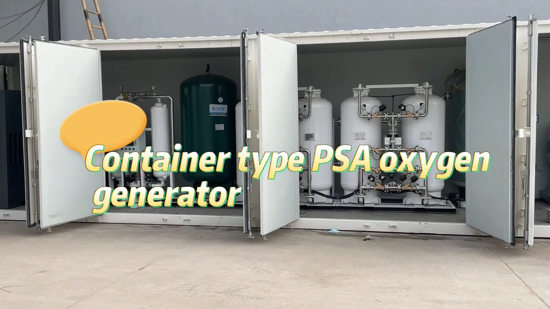 10nm3 Medical Container Type Oxygen Generation System 93% Purity Oxygen ...