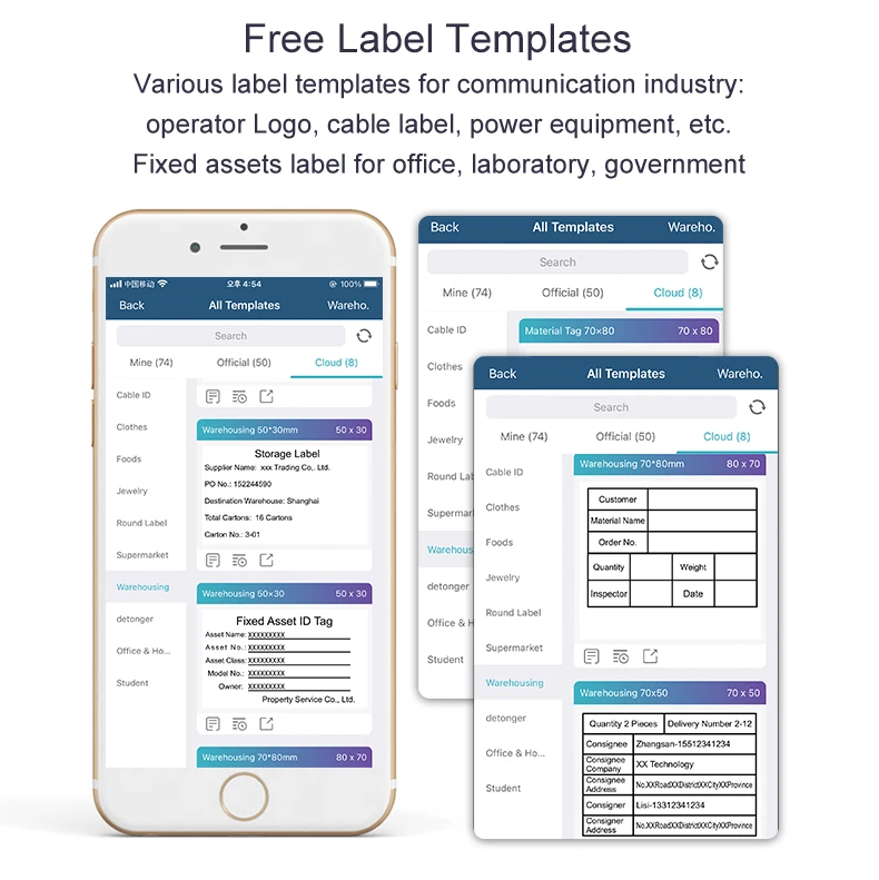 DETONGER Portable Asset Tag Printers - Efficient & Reliable