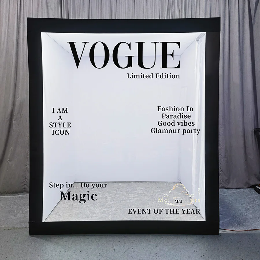 Newest Vogue Vogue Magazine Booth Rgb 360 Degree Led Lighting Mirror ...